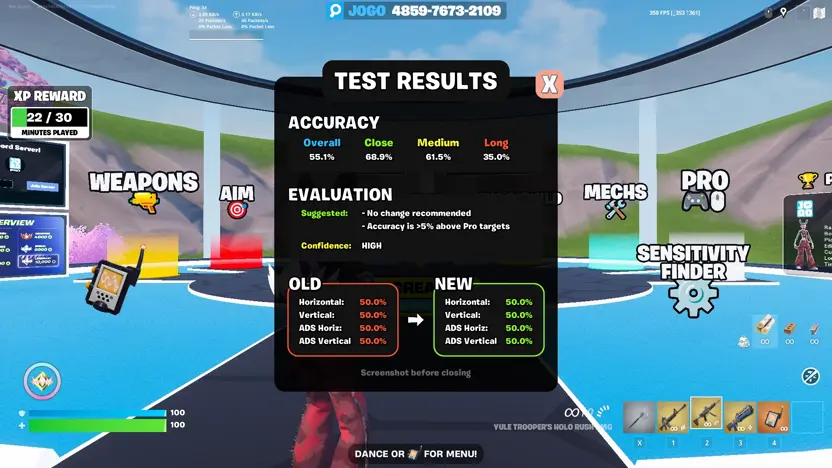 Fortnite Sensitivity Finder Update! | Fortnite Communities
