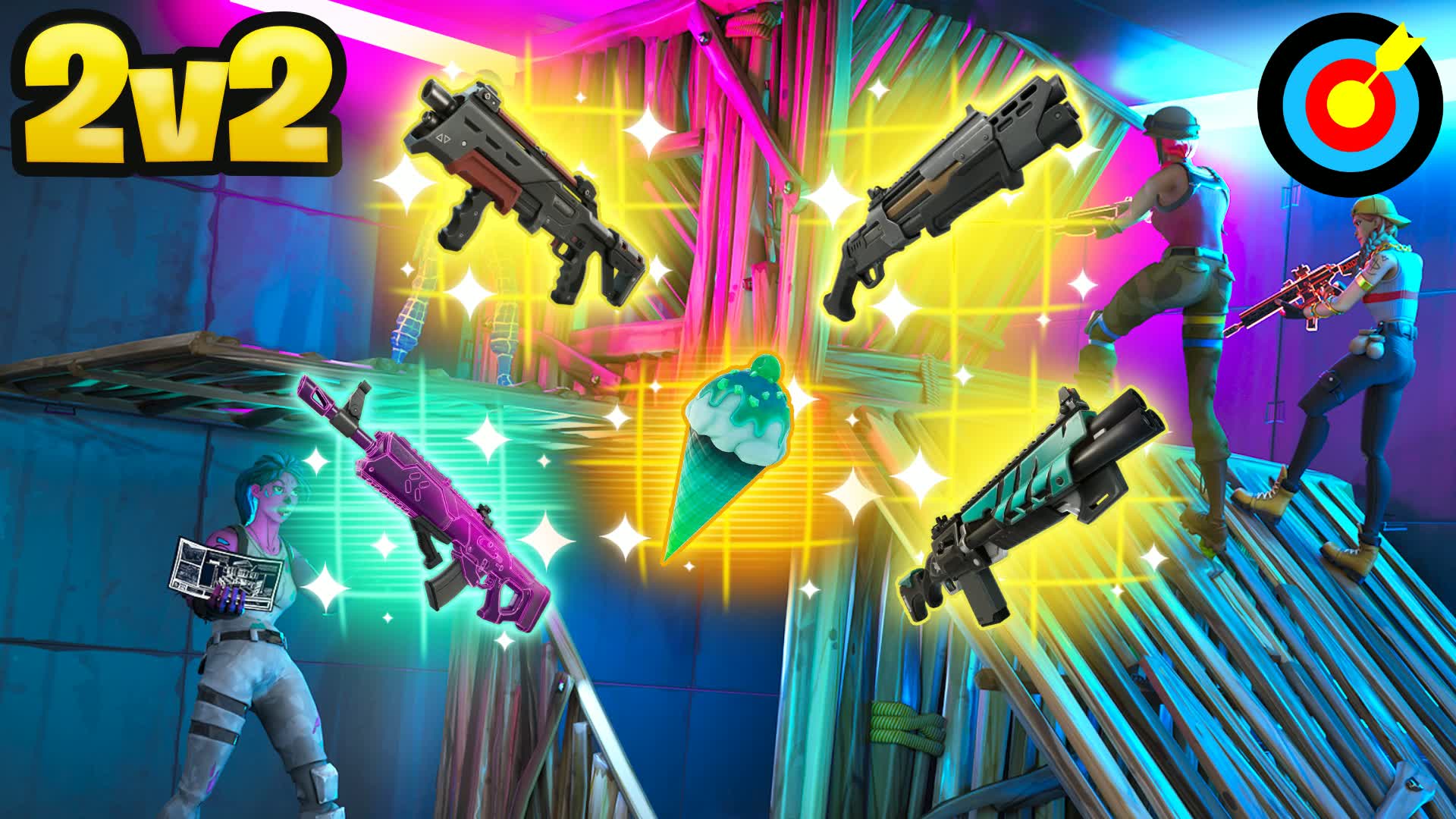 Piece Control 2v2 🎯 0148-0322-5437 by bullseye - Fortnite