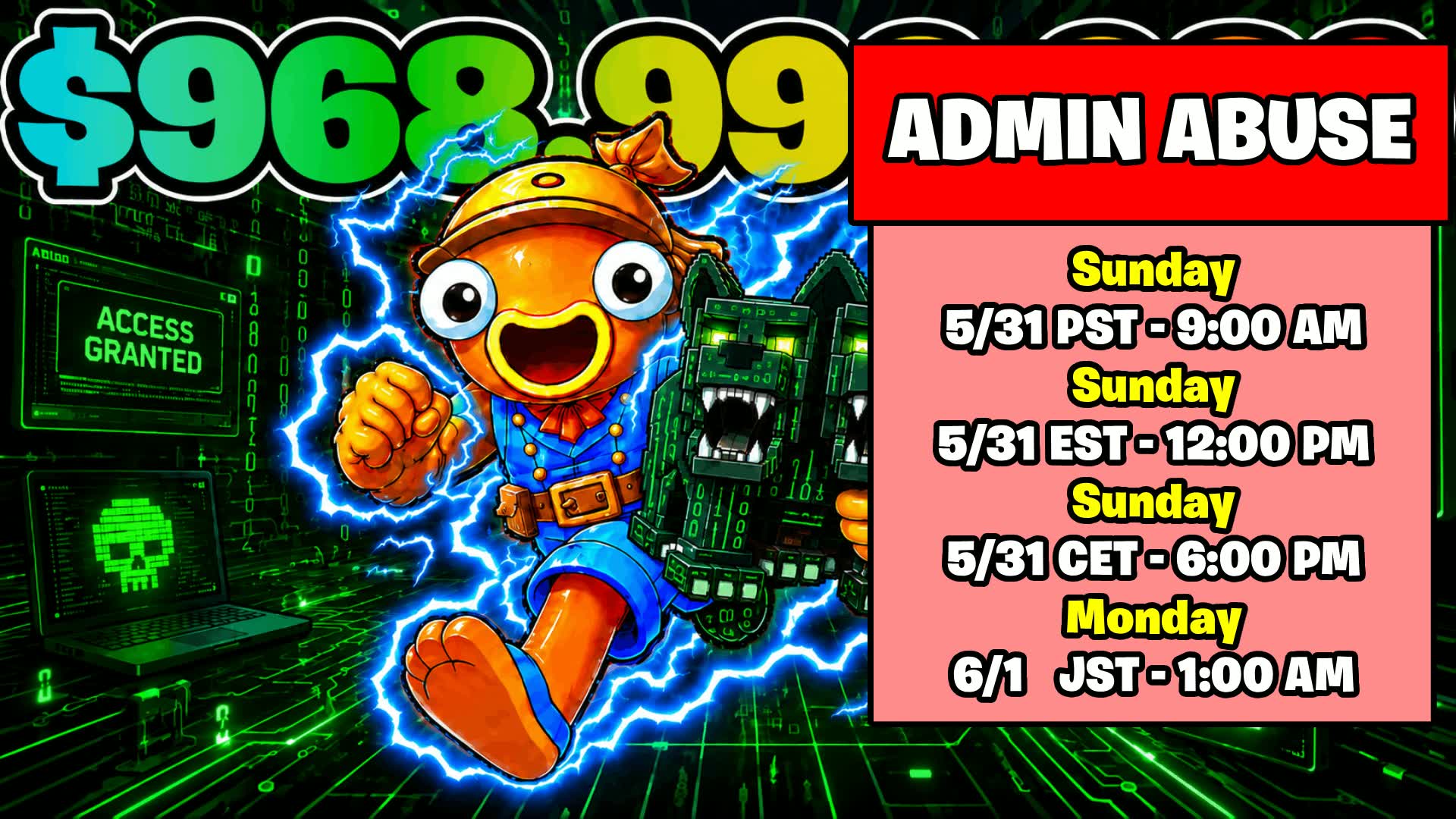 BE FLASH FOR BRAINROTS 6207-5008-9152 by relixgames - Fortnite