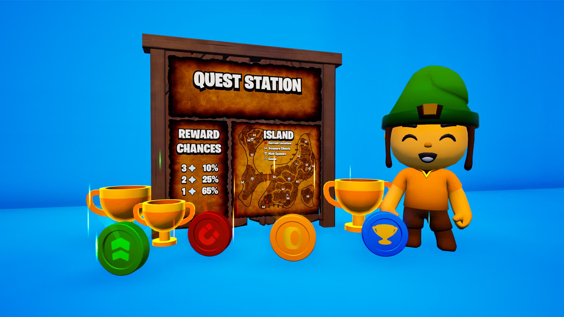 SURVIVAL TYCOON [CO-OP] 5570-4509-1945 by simlife - Fortnite