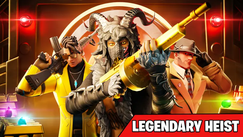 LEGENDARY HEIST UPDATE | Fortnite Communities